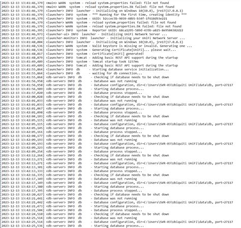 Unifi Controller Failing To Startup Runifi