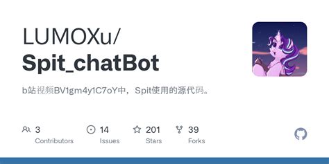 github lumoxu spit chatbot b站视频bv1gm4y1c7oy中，spit使用的源代码。
