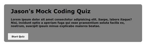 GitHub Jaysahhn Week JasonMockCodeQuiz Creating A Coding Assessment