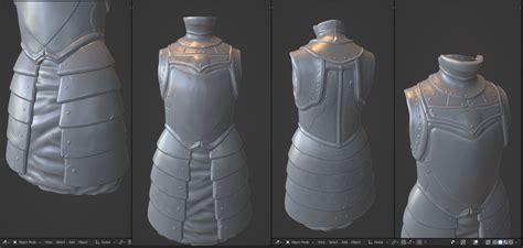 Armor Sculpting With Multires Modifier R Blender