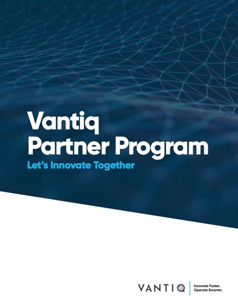 Vantiq Partner Program Brochure Vantiq Community