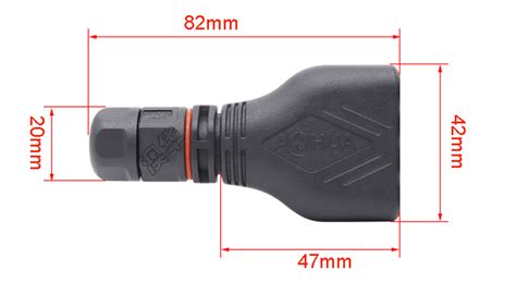 Y Type Splitter Power Signal Multiple Cables Male Female Waterproof To Customized Connector