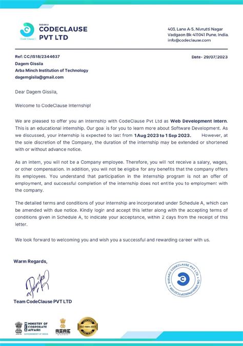 Dagem Gissila On Linkedin Codeclause Internship