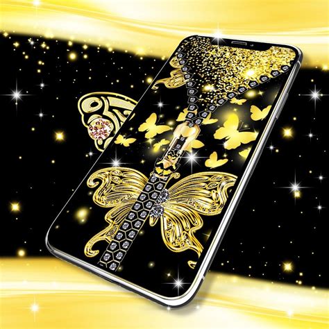 Golden Butterflies Lock Screen Apk Pour Android Télécharger