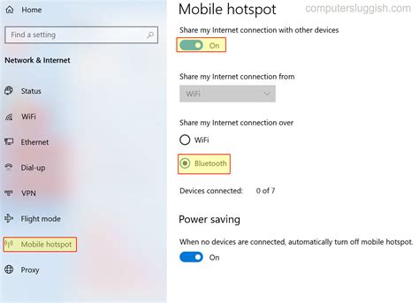 how to share your internet over bluetooth in windows 10 computersluggish