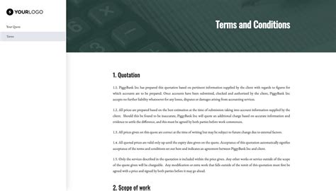 Free Bookkeeping Quote Template Better Proposals