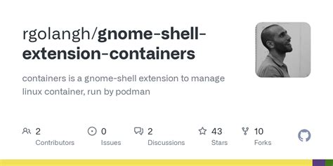 Github Rgolangh Gnome Shell Extension Containers Containers Is A Gnome Shell Extension To