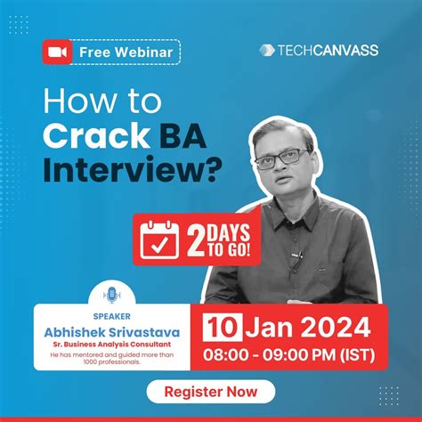 Webinar Iiba Crackinterview Techcanvass Bainterview Interviewtips Techcanvass