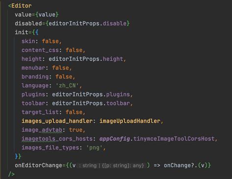 Image Upload Add Imagesfiletypes Param · Issue 6607 · Tinymce