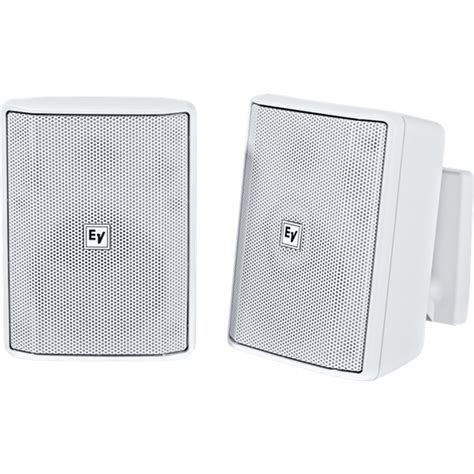 Electro Voice Evid S4 2tw 4” Speaker White Cabinet 8ω 70 100v Pair Goknight