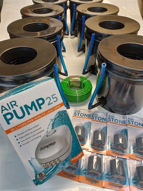 8 Plant Mini 3 5gal Dwc Buckets Pa Hydroponics