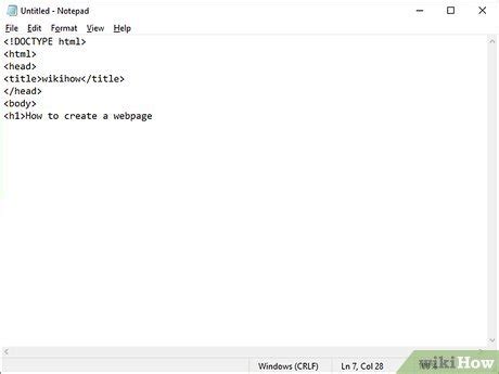 How To Create A Simple Web Page With HTML Steps With Pictures