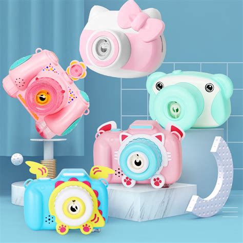 Automatic Bubble Blower With Light Music Electric Hello Kitty Bear