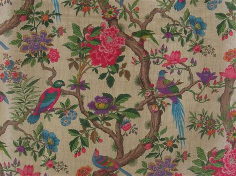 Printed Mango Silkette Birds On Display