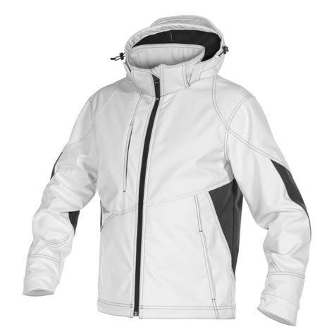 Veste De Peintre Softshell Blanche Dassy Gravity Veste De Peintre Softshell Blanche Dassy Gravity