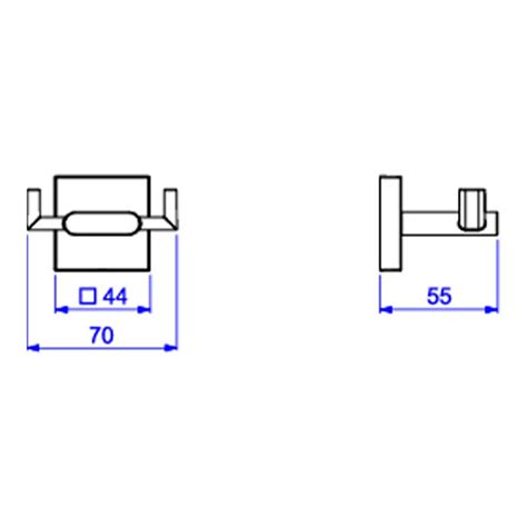 Cabide Duplo Acessórios Polo Dexco