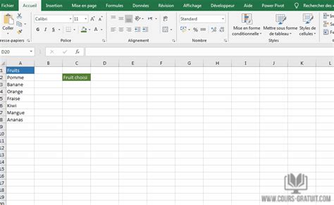 Tutoriel Excel Formulaire De Saisie