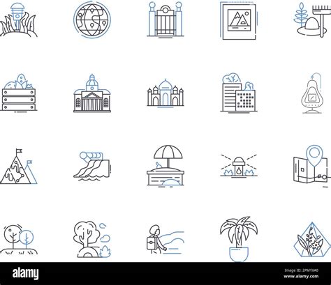 Smart Garden Outline Icons Collection Smart Garden Automated Intelligent Connected