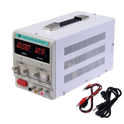 V Supply Power Bench DC Lab Adjustable Variable A Cord Power US Power Supplies Lab
