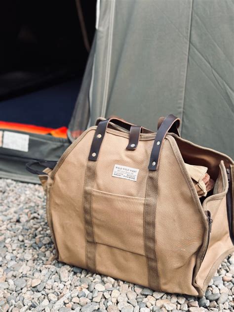 와와웨 헤비 캔버스 로그 캐리어 와일드와일드웨스트