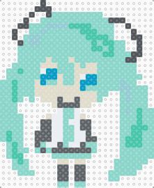 Miku Fuse Bead Patterns Gallery Kandi Pad Kandi Patterns Fuse Bead Patterns Pony Bead