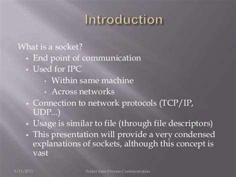 ipc socket