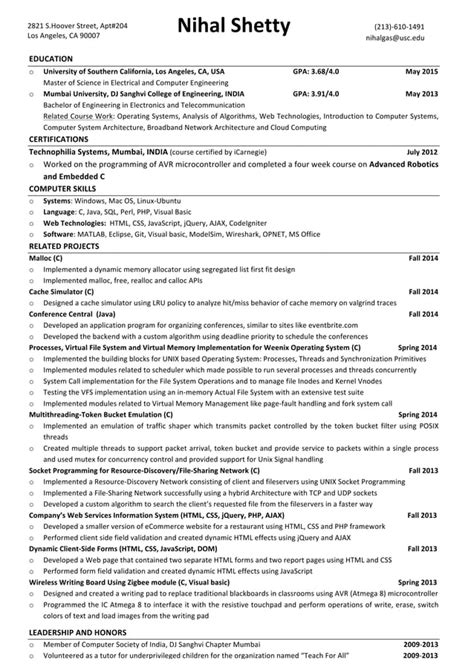 nihal shetty resume pdf web design and html internet