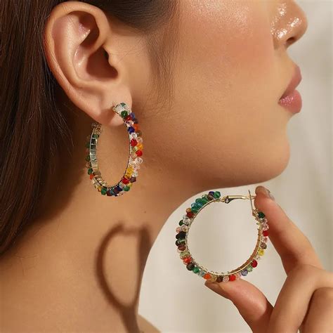 Prism Glow Hoops Florafauna