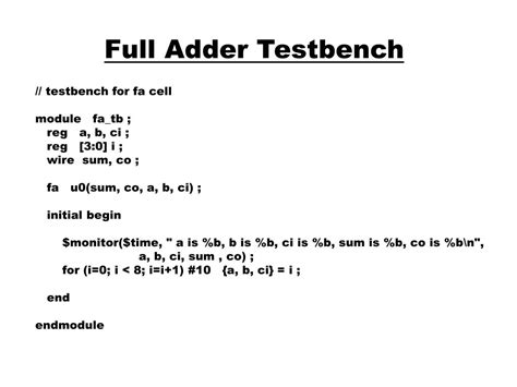 Ppt Verilog Modules For Common Digital Functions Powerpoint Presentation Id4411196