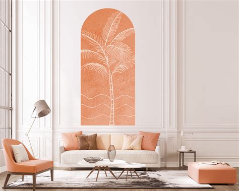 Palm Arch Wall Decals Removable Wallpapers Wall Stickers And Wall