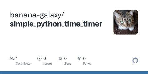 Github Banana Galaxy Simple Python Time Timer