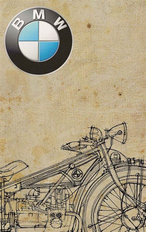 Vintage Bmw R32 Motorcycle Print