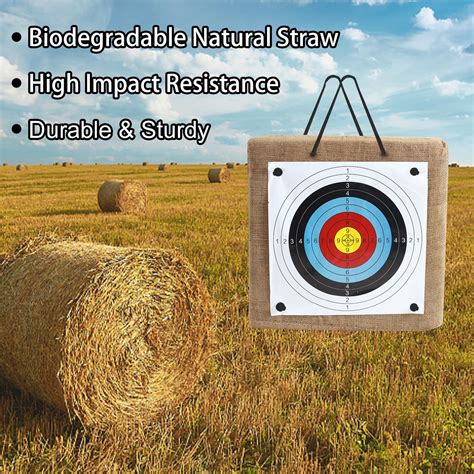Round Bow Target 20 Inch Hand Made Straw Archery Target Solid Round