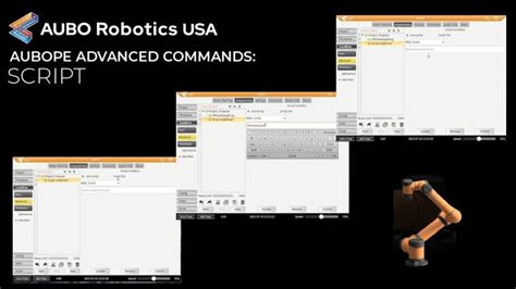 aubo robotics usa on linkedin aubope tutorial advanced commands script