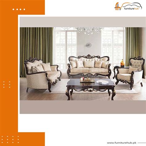 Fh 7616 Royal Class Sofa Set Furniturehubpk