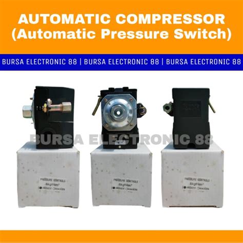 Jual Otomatis Kompresor Automatic Pressure Switch Compressor 8kg Shopee Indonesia