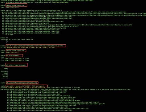 When It Runs Sparksql Always Shows Warn Hive Failed To Access