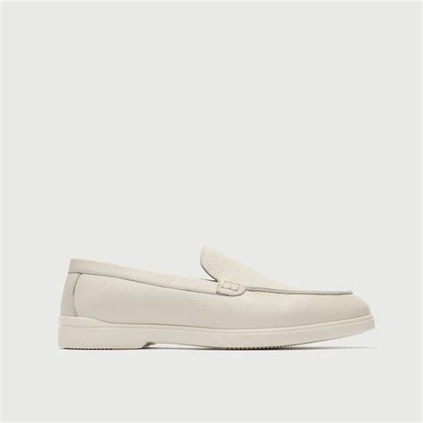 Joshua Slip On Off White Leather Walk London Official Site