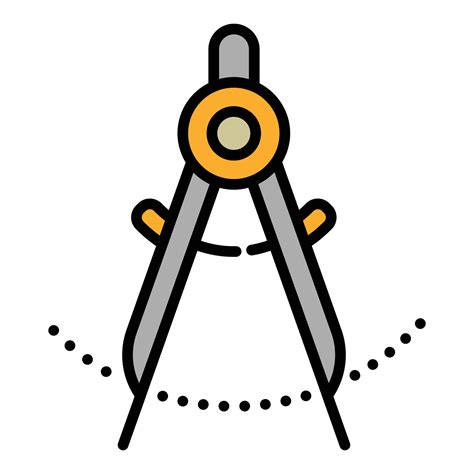 Modern Compass Icon Outline Style 14294129 Vector Art At Vecteezy