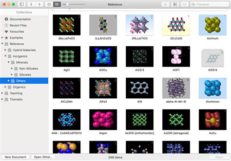 Crystalmaker Structures Libraries