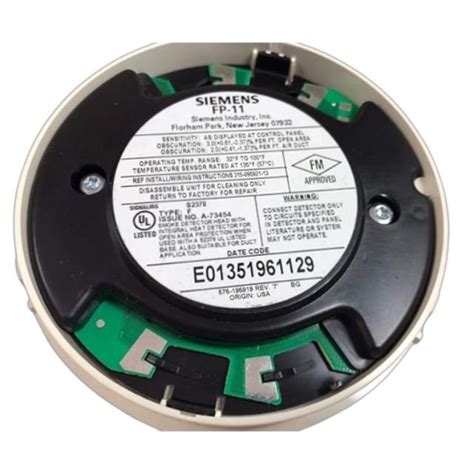 Fp 11 Siemens Fire Detector Adatronix