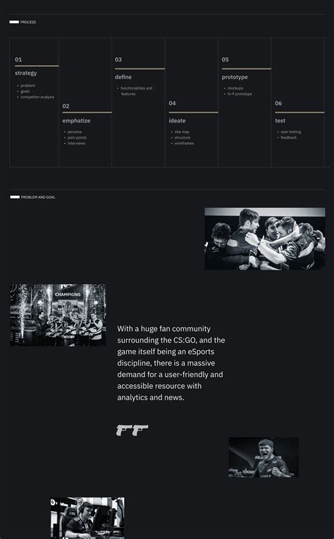 CS GO Stats Tracker Behance