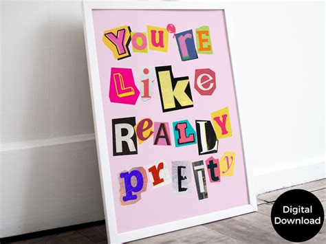 Mean Girls Preppy Pink Coquette Aesthetic Best Friend T Youre