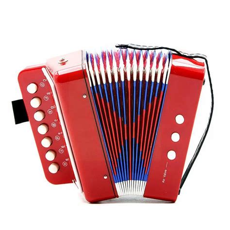 7 키 2베이스 아코디언 미니 아코디언 교육 밴드 뮤지컬 아이 악기 초보자 어린이 아코디언 리듬accordion Aliexpress