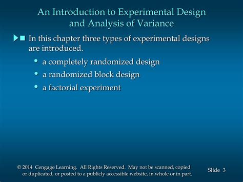 Ppt Chapter 13 Experimental Design And Analysis Of Variance Powerpoint Presentation Id2293036