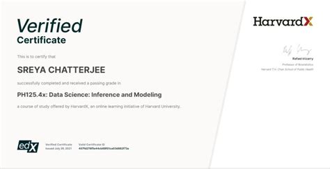 Sreya Chatterjee On Linkedin Harvardx