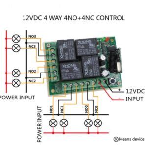Buy Remote Control Switch DC V Channel Relay Receiver Transmitter Module RF MHz