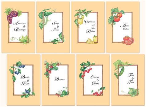 Cookbook Cover Design Template