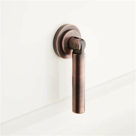 Colmar Brass Drop Pull Antique Copper Signature Hardware Brass