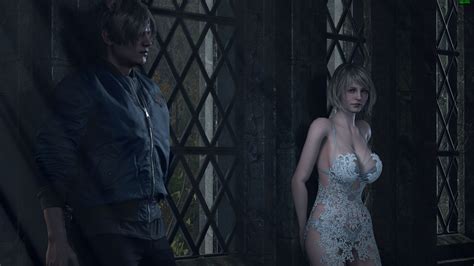 Скачать Resident Evil 4 Remake Эшли в кружевном платье Одежда